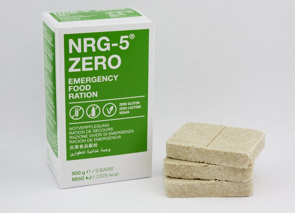 Rations de survie NRG 5 pour une jour (conservables pendant 20 ans ...